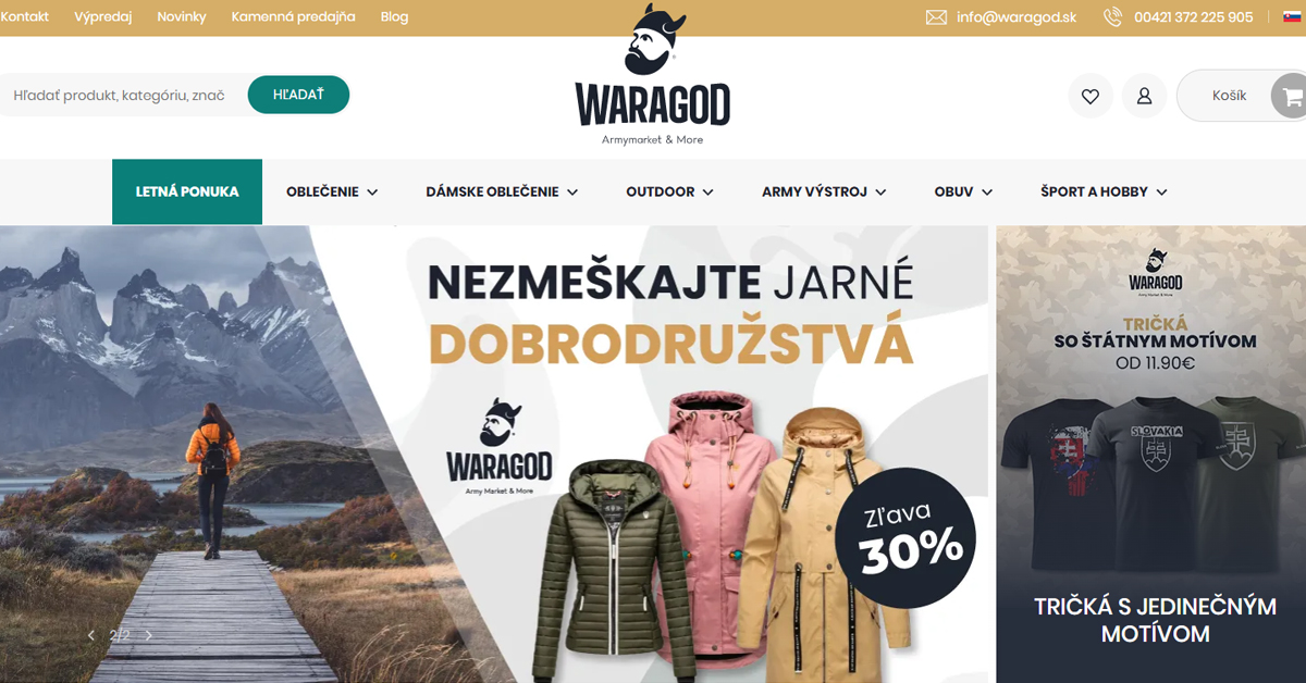 Waragod: přechod e-shopu na firemní cloudové řešení - iPodnik cloud s.r.o.